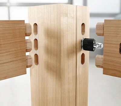 Dübelverbindung » Gestellverbindungen mit DOMINO Dübeln